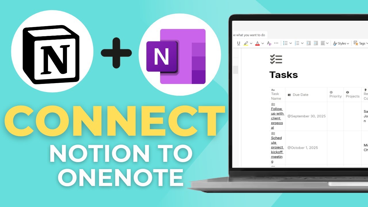 How To Connect Notion To OneNote (Import & Sync) - YouTube