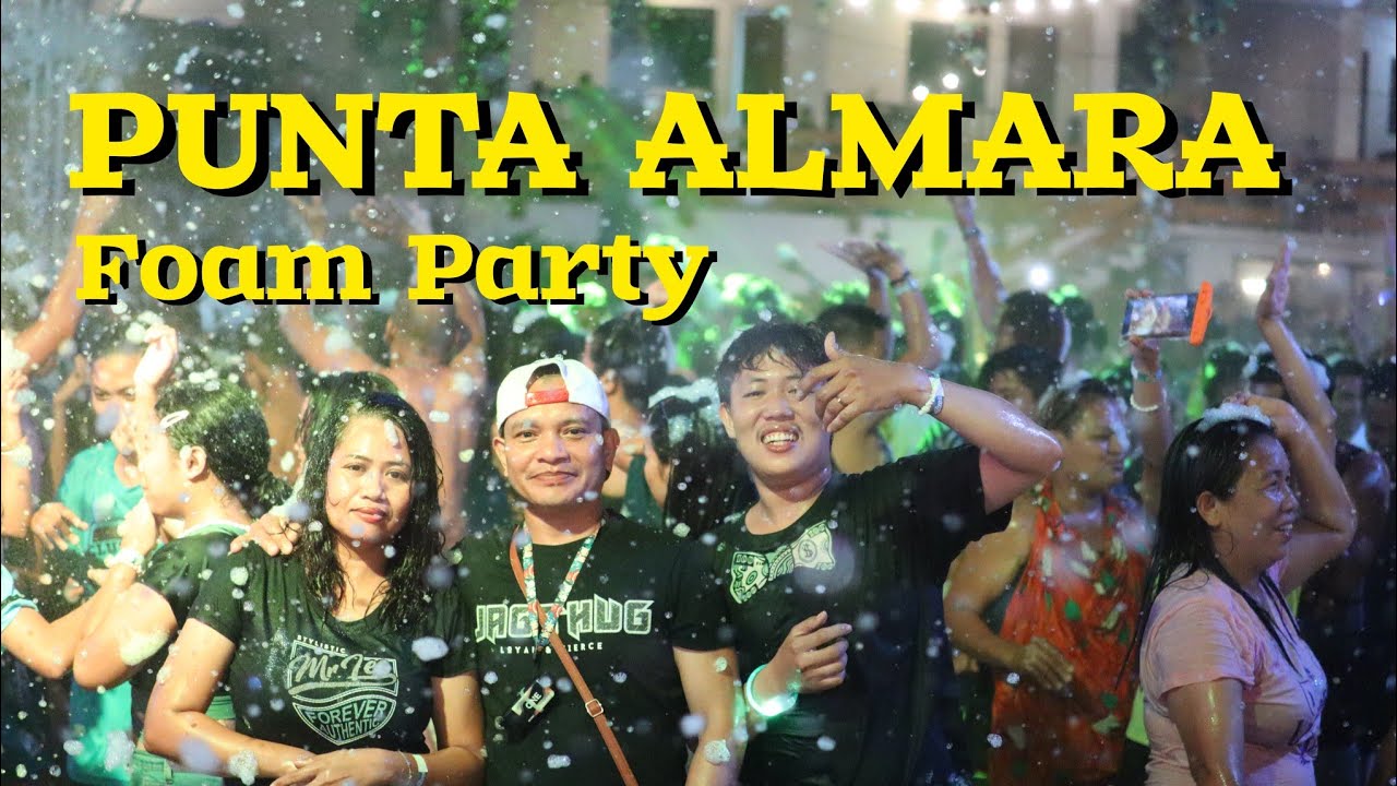 Foam Party at Punta Almara Beach Resort - YouTube