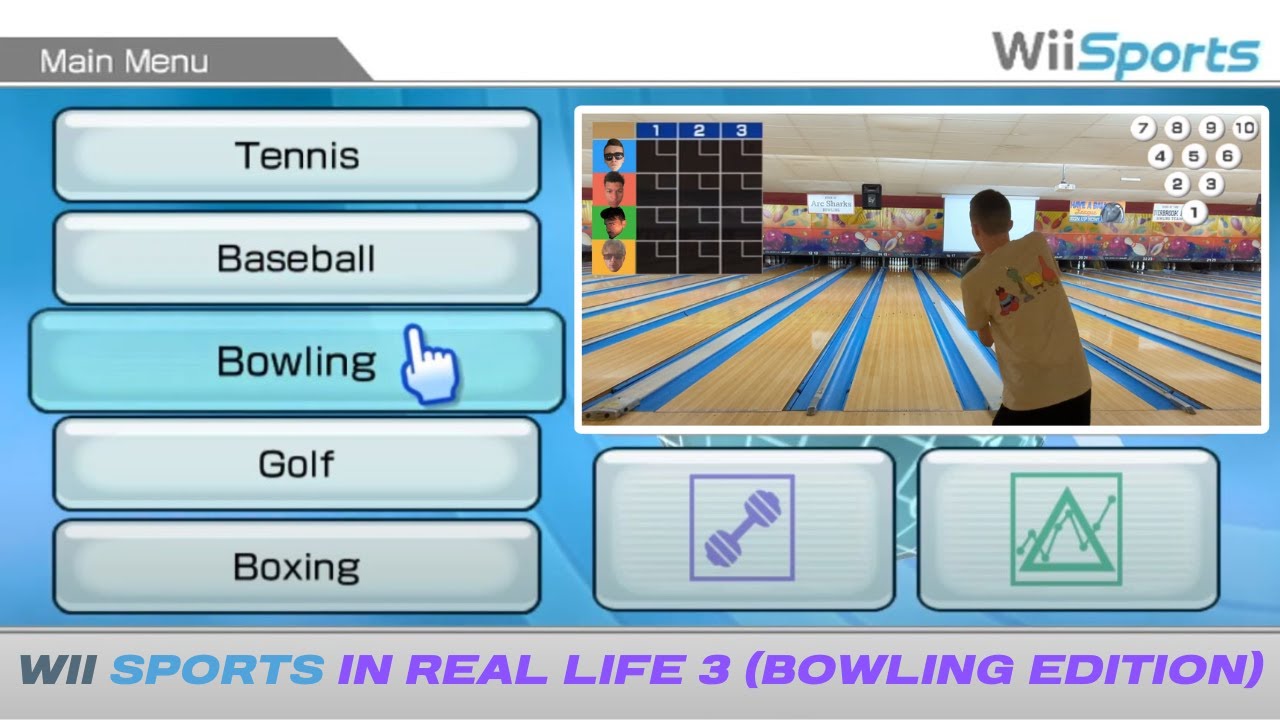 Wii Sports In Real Life 3 (Bowling Edition) - YouTube