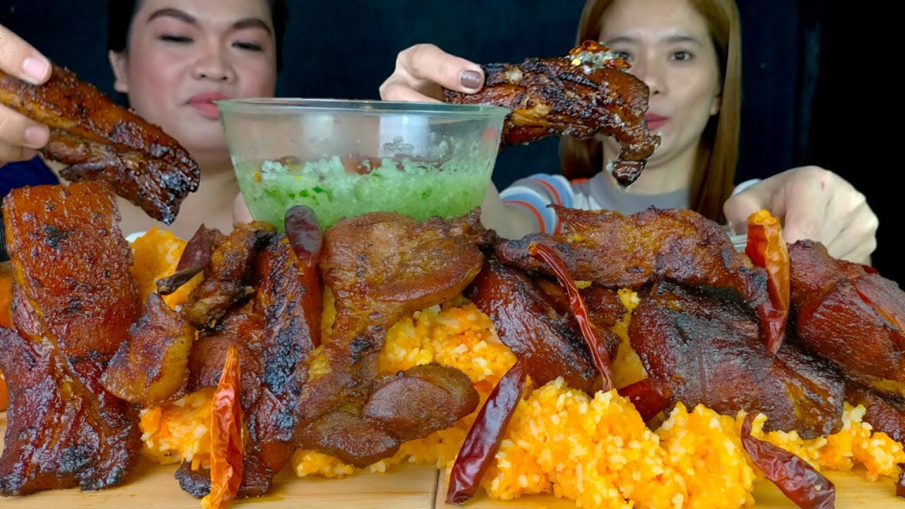 PORK INASAL | INIHAW NA LIEMPO x JAVA RICE MUKBANG | MUKBANG ...