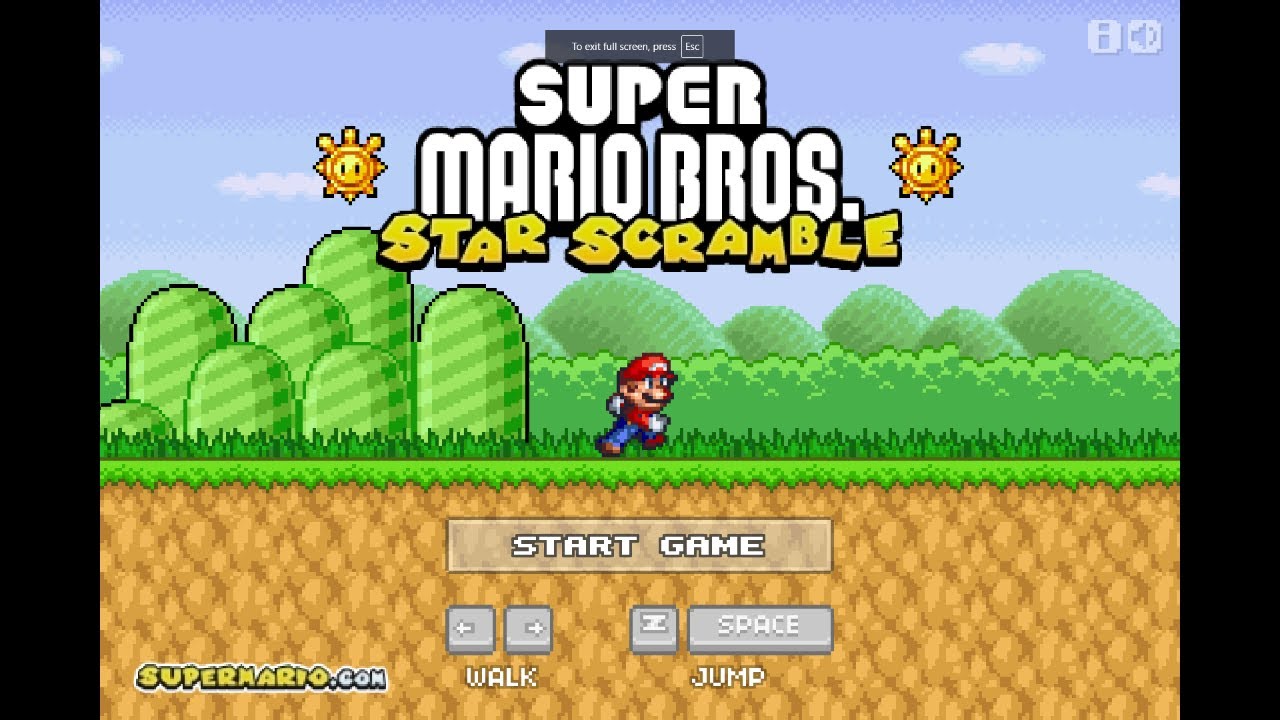 Super Mario Star Scramble 1 Gameplay/Walkthrough. Rating ⭐⭐⭐⭐ (No ...