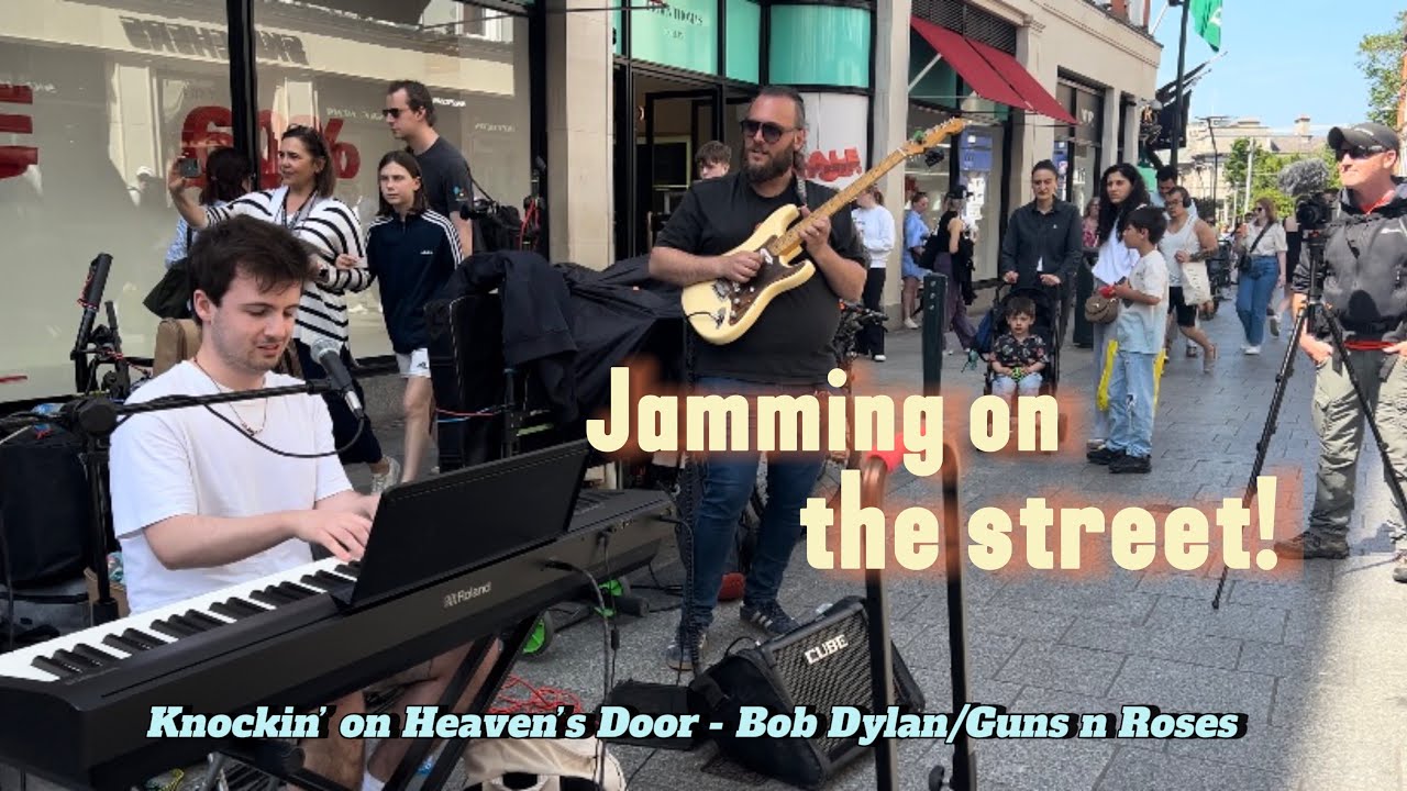 Knockin’ on Heaven’s Door - Bob Dylan | Impromptu performance David ...