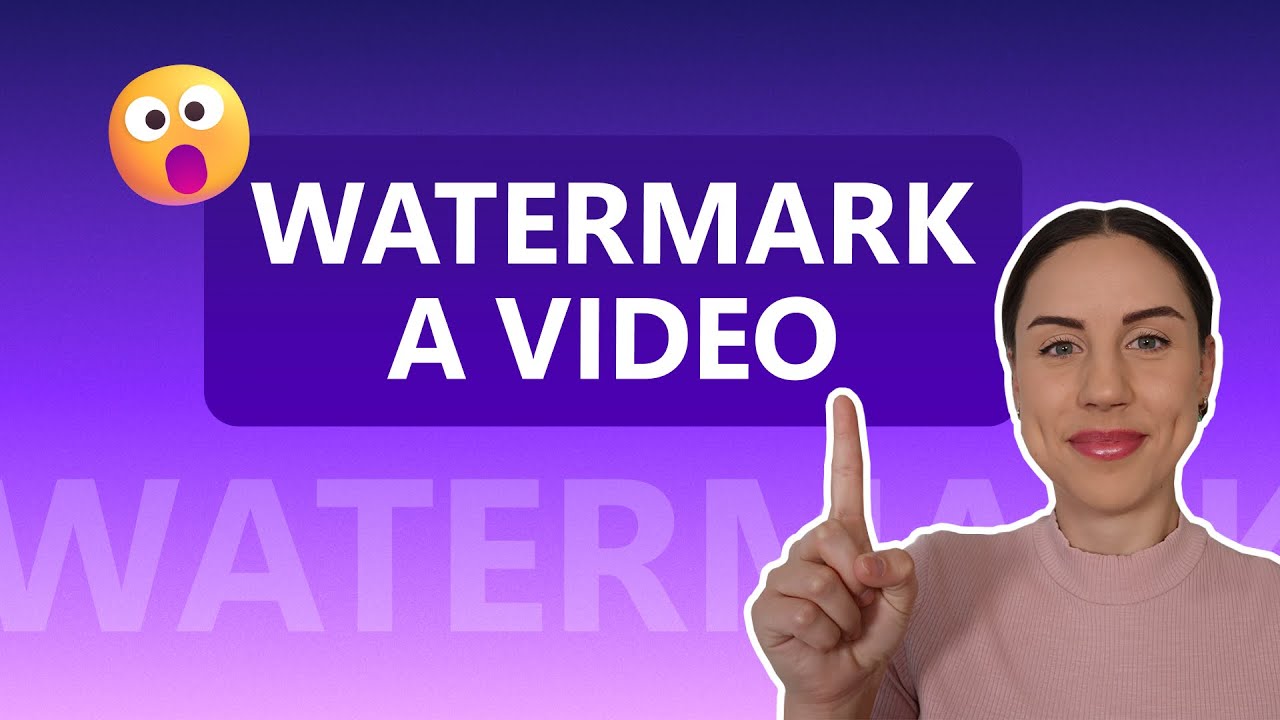 How to watermark a video - YouTube