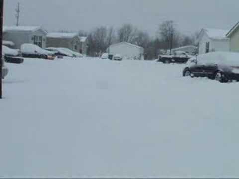 Snow Storm in Ohio 2008 - YouTube