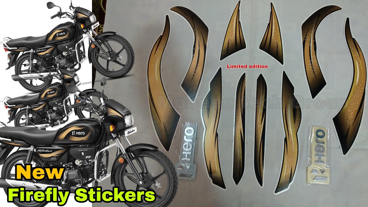 New splendor plus limited edition Bike | Black & Accent in Firefly ...