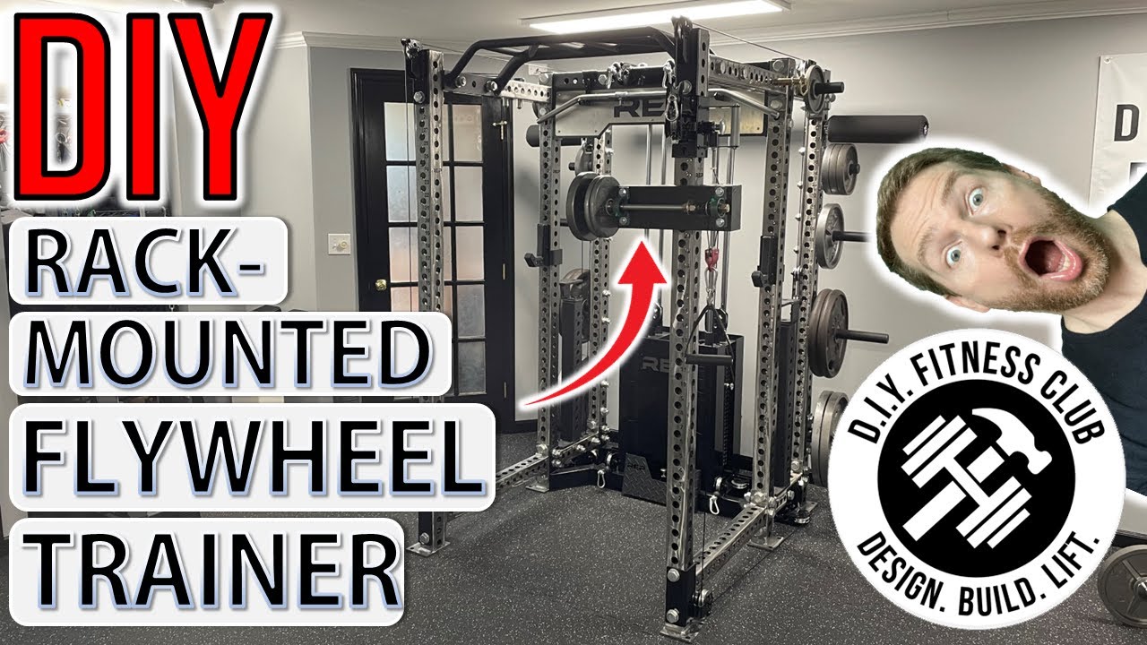 DIY Rack-Mounted Flywheel Trainer -- Eccentric Overload! - YouTube