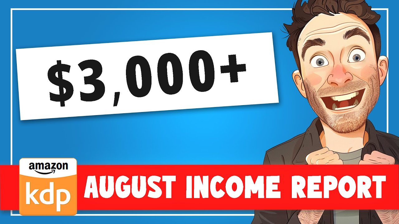 Amazon KDP Income Report August 2024 | How Much Money Did I Make? - YouTube