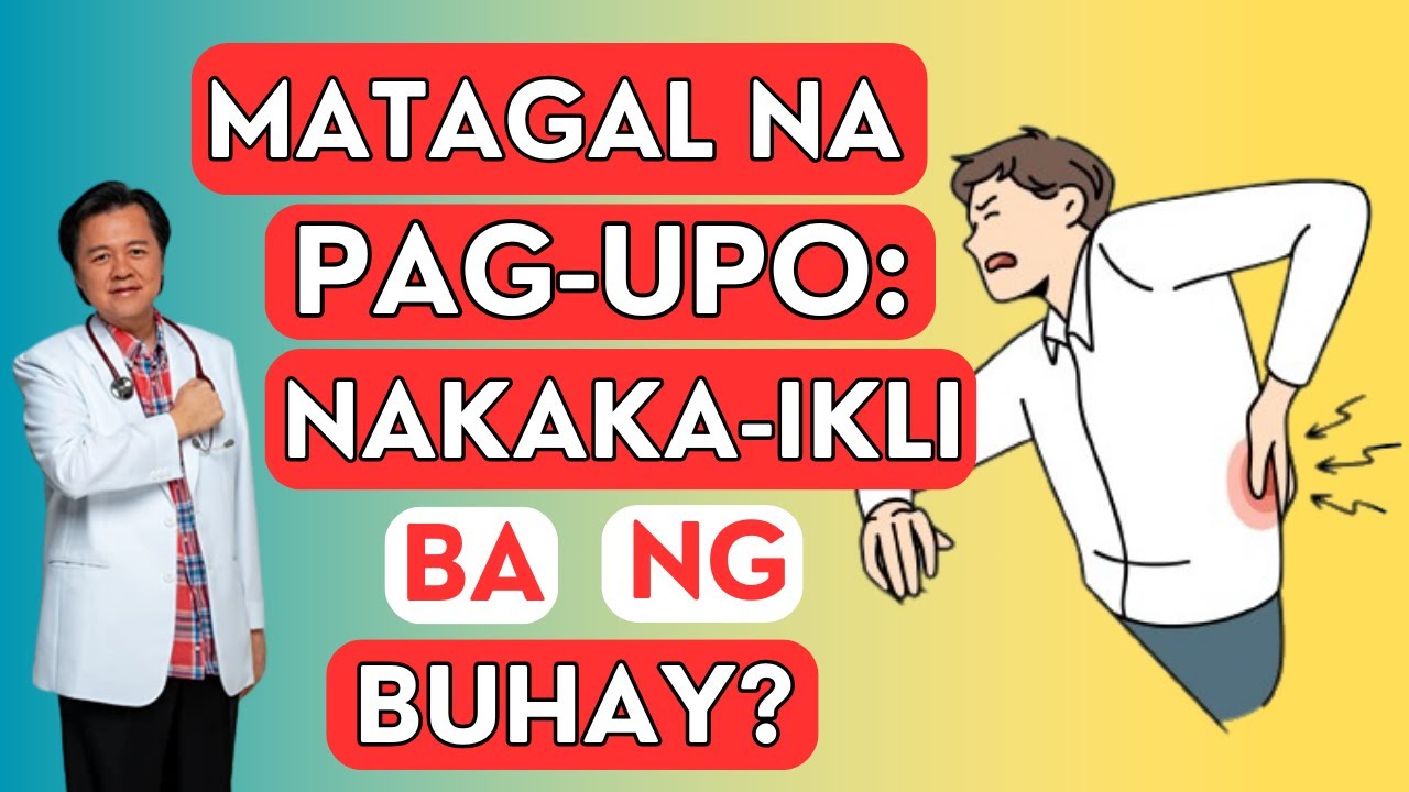 Matagal na Pag-Upo: Nakaka-ikli ba ng Buhay? - By Doc Willie Ong - YouTube