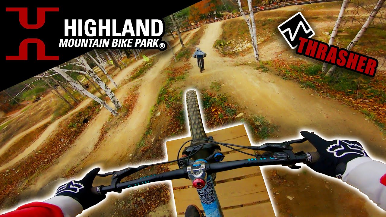 HIGHLAND MTB PARK | This trail is way too much FUN! - YouTube