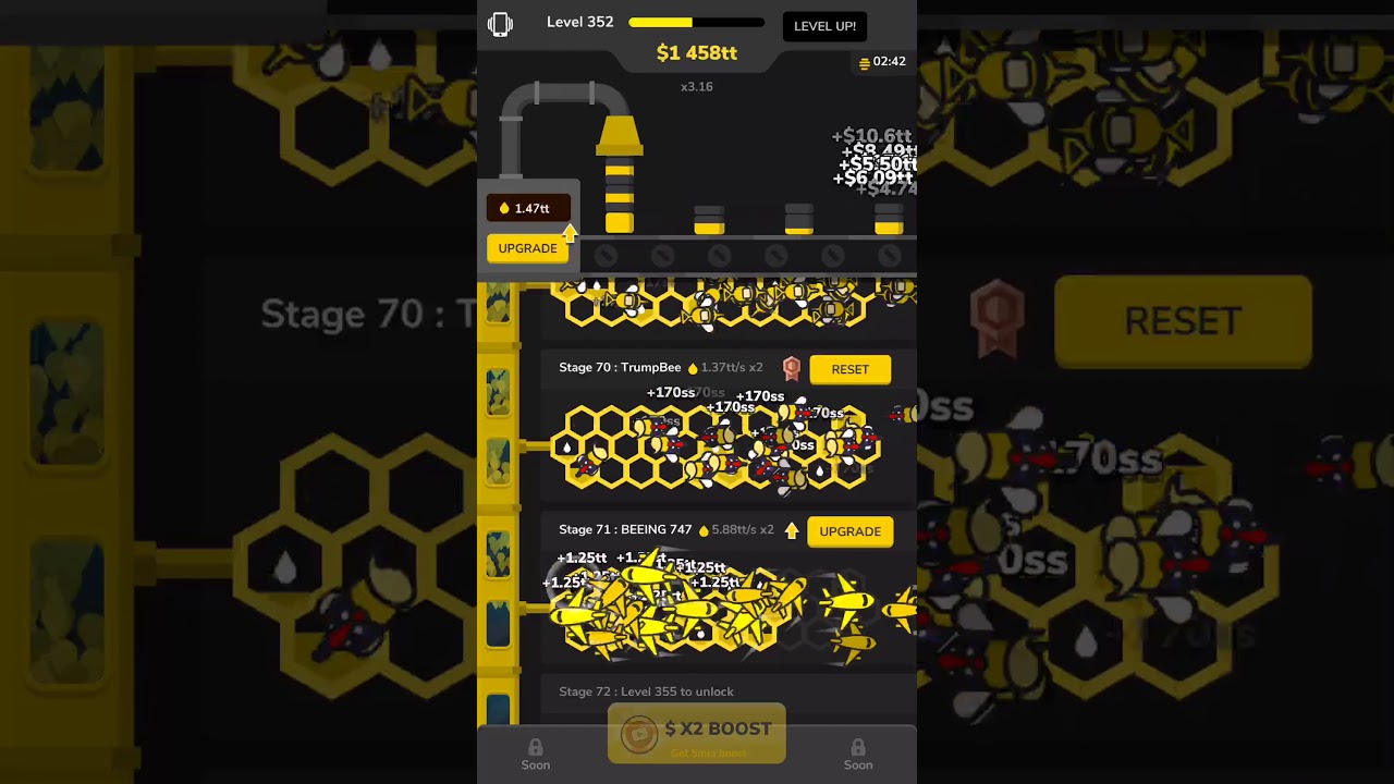 Bee Factory Gameplay Part 71 - Stage 72 (Pickle bee) unlocked - YouTube