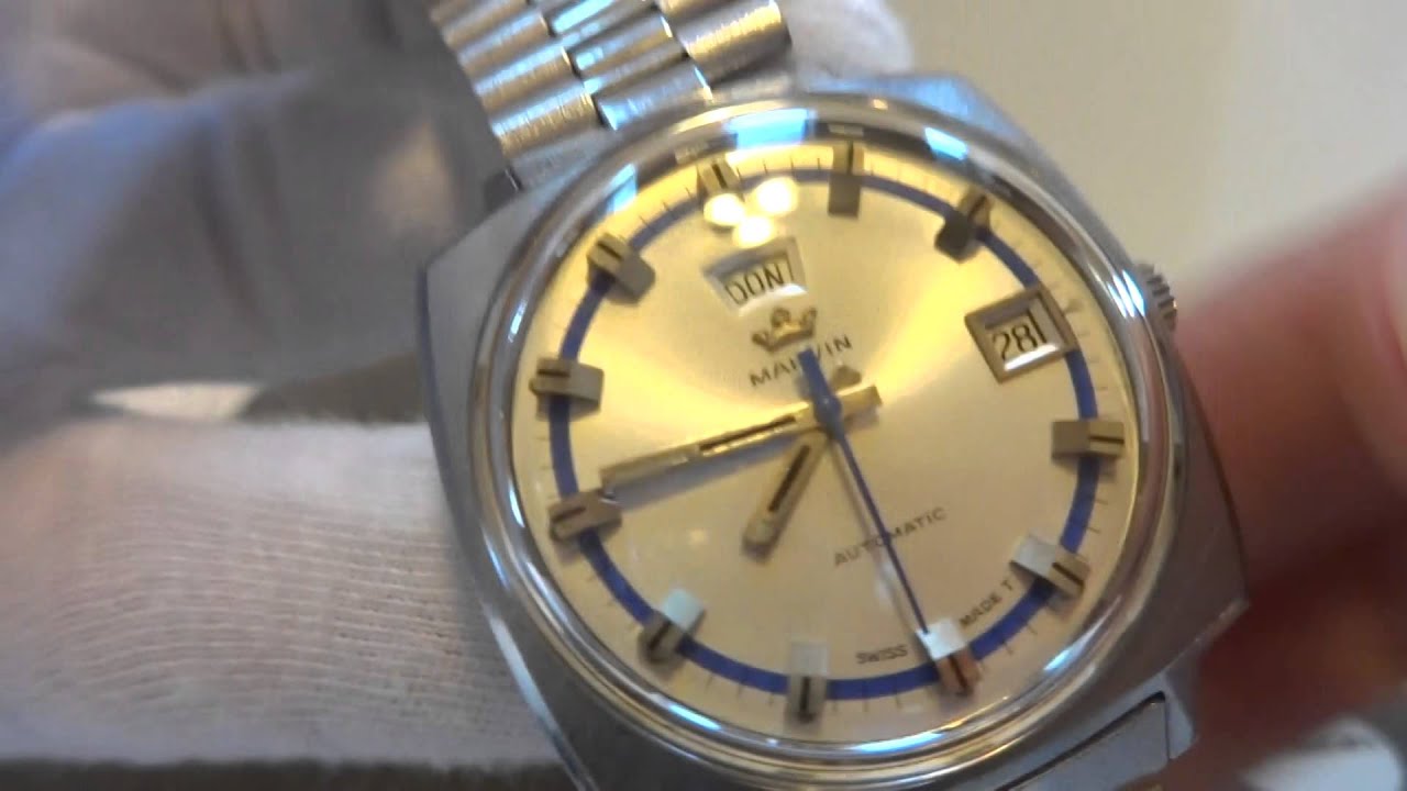 VIntage Marvin diver watch - YouTube