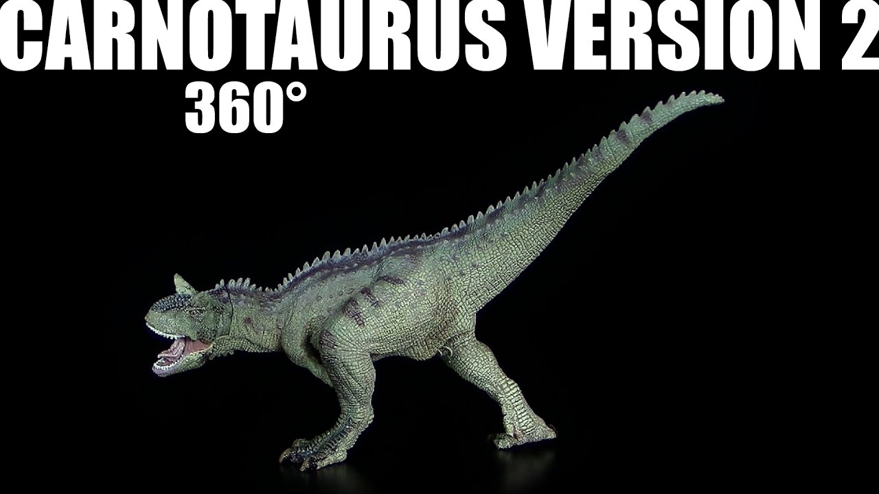 Papo ® Carnotaurus - offenes Maul - 360° - YouTube
