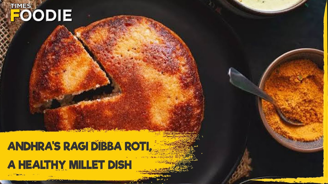 How to make Andhra's Ragi Dibba Roti - a healthy millet dish! - YouTube