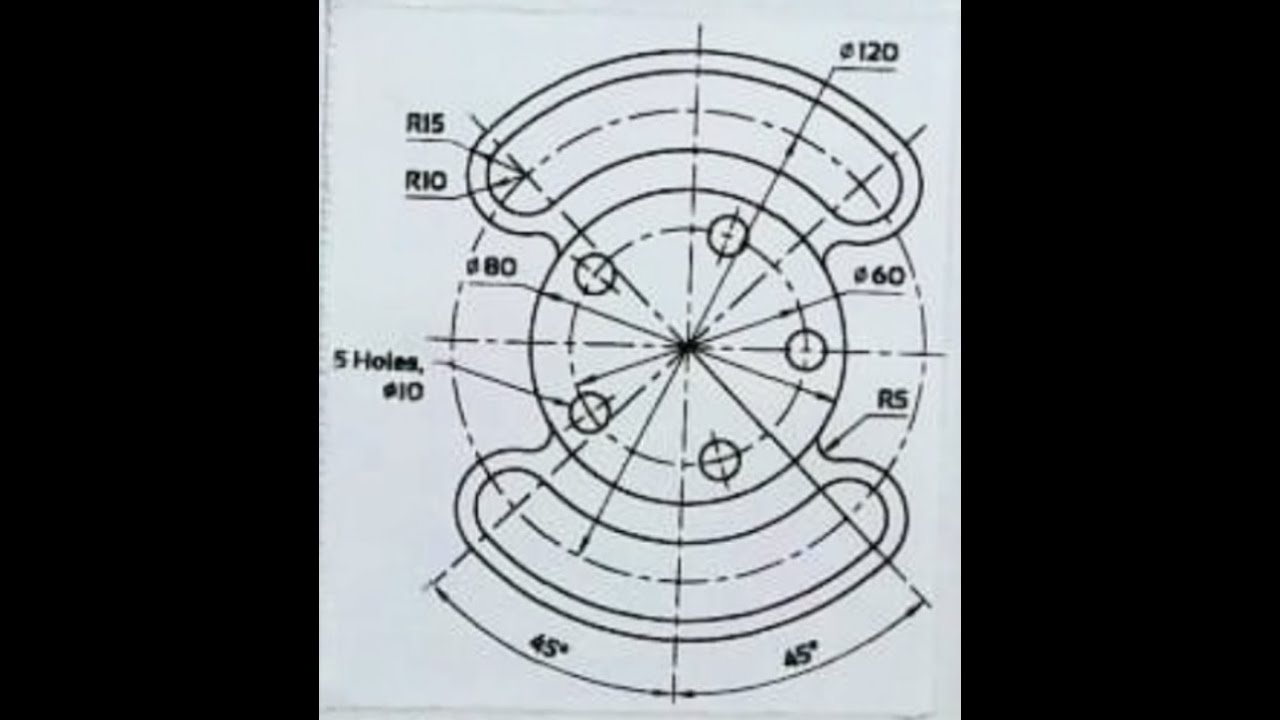 Machine drawing - YouTube