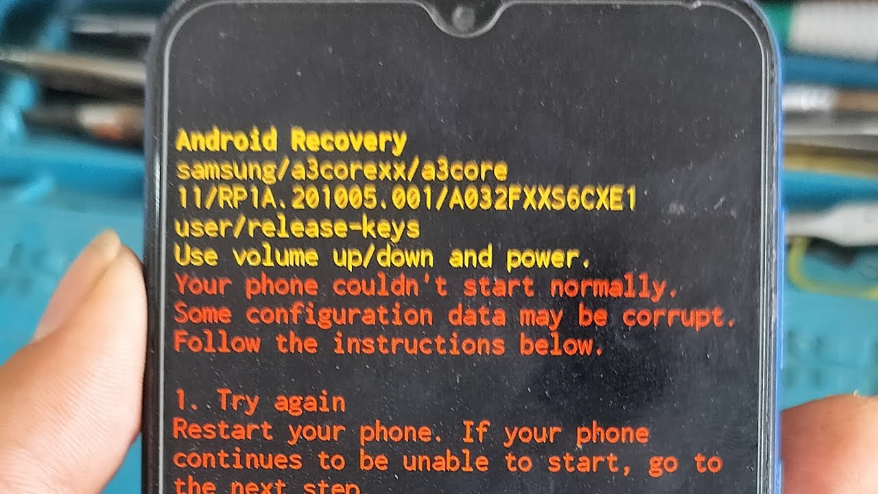 SAMSUNG Galaxy A03 Core Recovery problem | Samsung galaxy A03 core ...