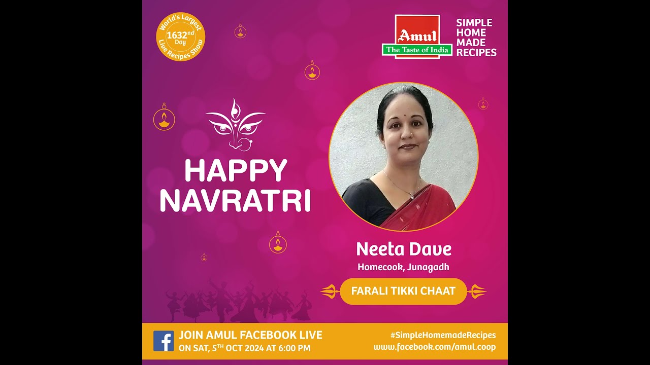 Chef Neeta Dave, Episode 8464: #SimpleHomemadeRecipes Facebook Live ...
