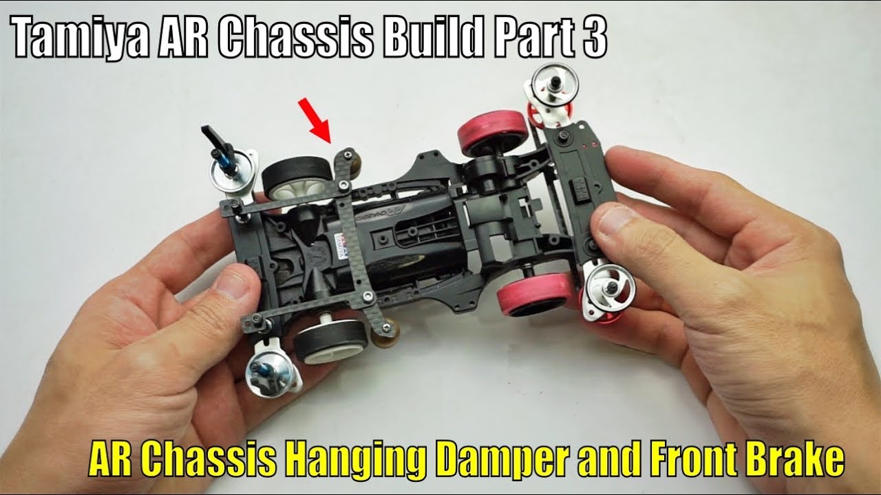 Tamiya Mini 4WD Tutorial Install AR Chassis front brake underguard and ...