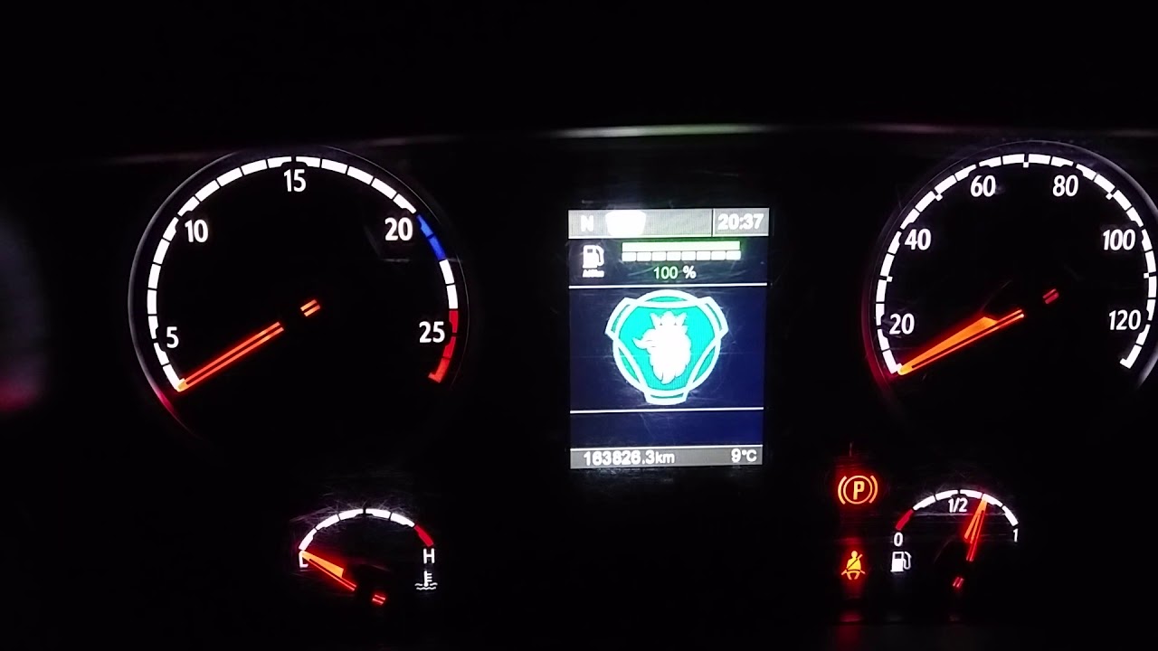 Scania R450 engine start problem - YouTube