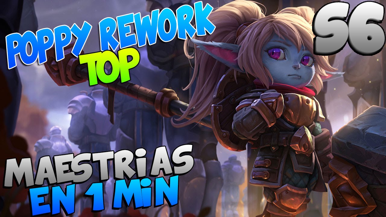 Poppy Rework TOP|Maestrías En 1 Min|[Pre-temporada 6] - YouTube