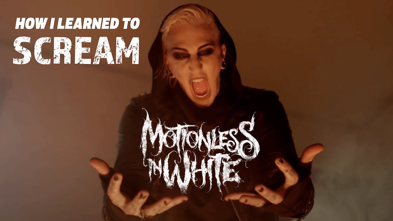 Chris Motionless Screaming Live
