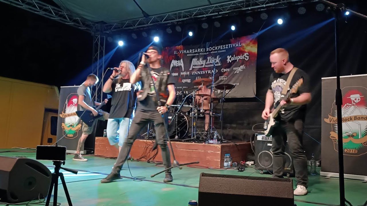 Vida Rock Band Roll Koncert Viharsarki Rock Fesztivál 2023.06.08 Akela ...