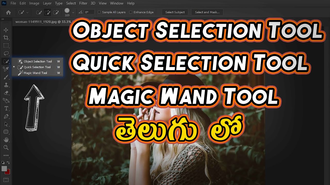 How To Use Magic Wand And Quick Selection In Photoshop CC Telugu Photoshop CC Tutorial how-to-use-magic-wand-and-quick-selection-in-photoshop-cc-telugu-photoshop-cc-tutorial