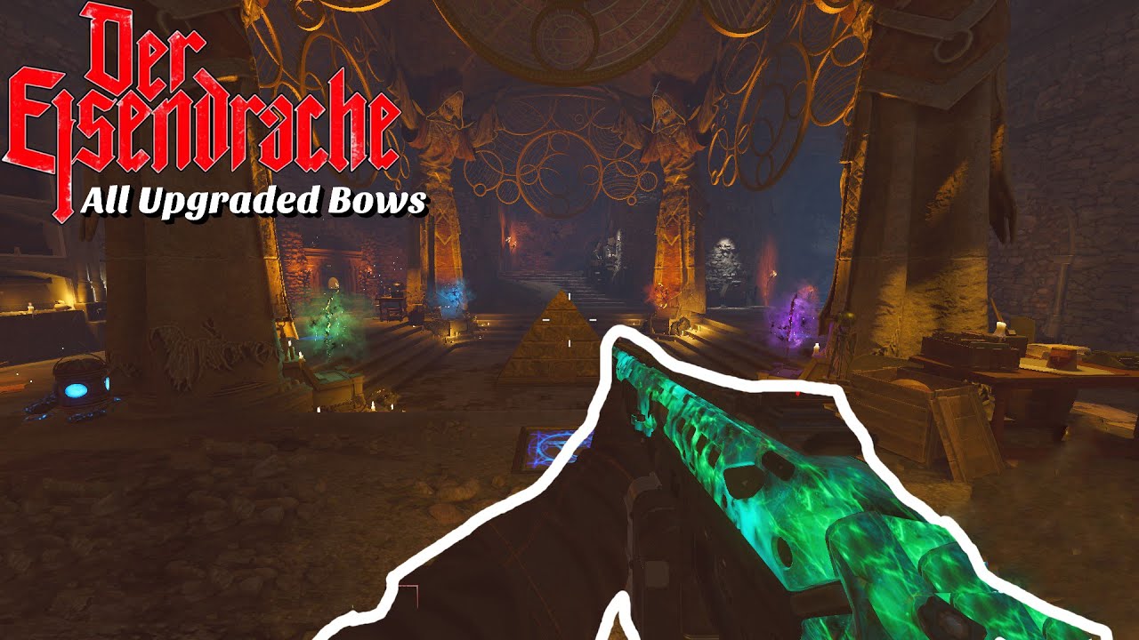 Call Of Duty Black Ops 3 Zombies Der Eisndrache ( Upgrade All Bows ...
