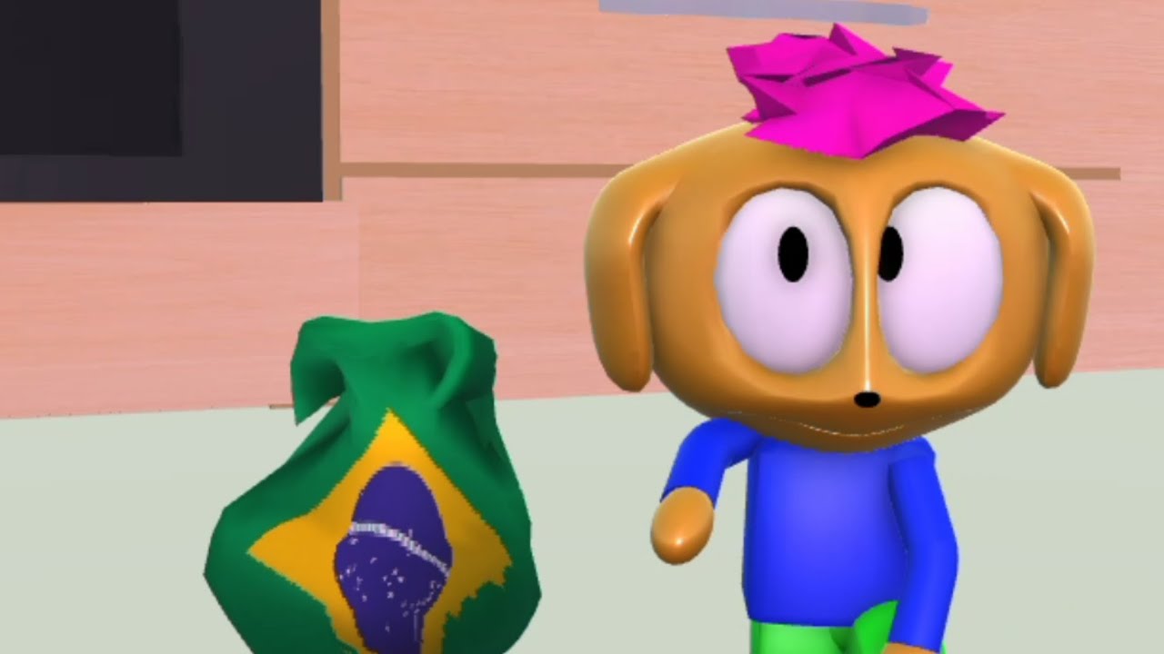 Gummy dog and brazilian flag dance breakdance? - animated comic video ...