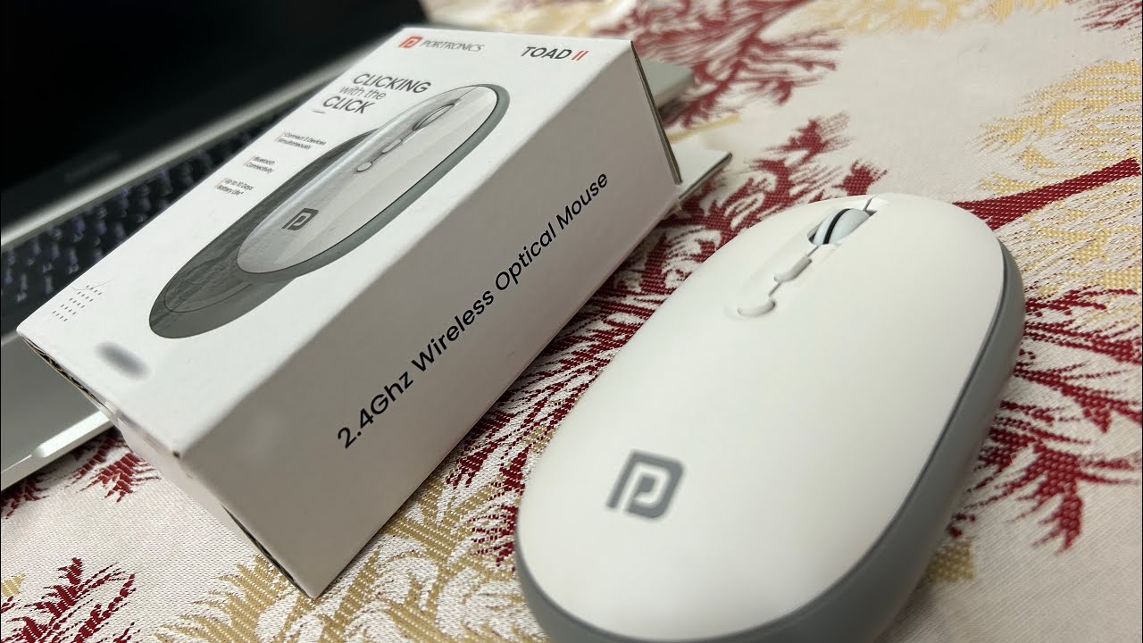 PORTRONICS TOAD II wireless mouse #unboxing - YouTube
