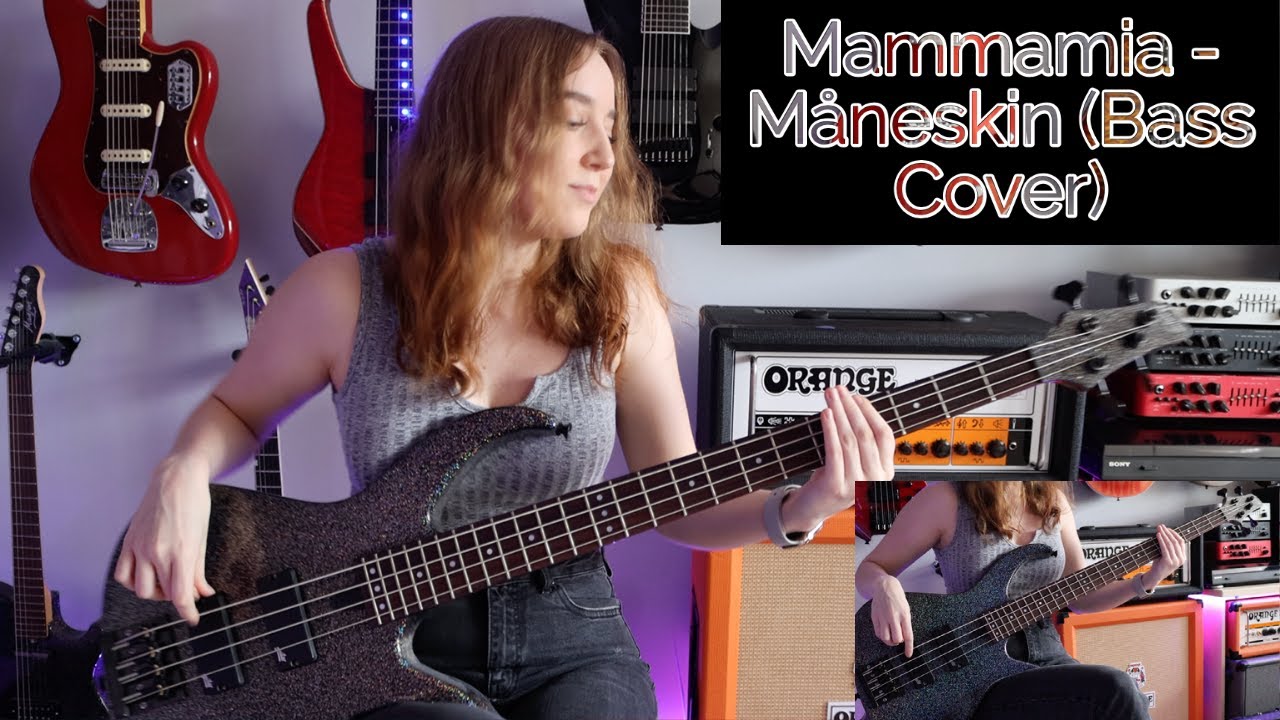 Mammamia - Måneskin (Bass Cover) - YouTube