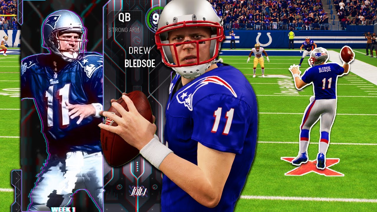 Is Drew Bledsoe the BEST Quarterback in Madden? - YouTube