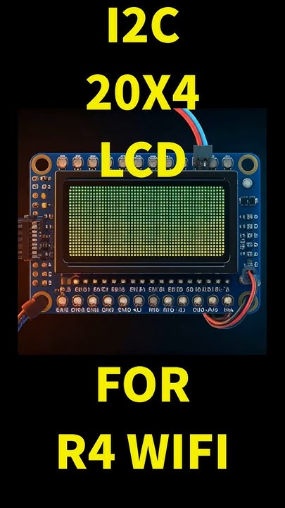 arduino 20x4 i2c lcd 아두이노 #arduino #아두이노 #lcd #20x4 #tutorial #디스플레이 ...