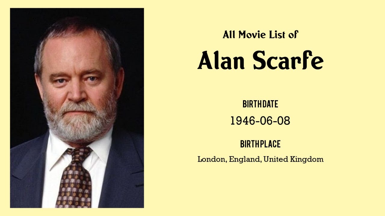 Alan Scarfe Movies list Alan Scarfe| Filmography of Alan Scarfe - YouTube