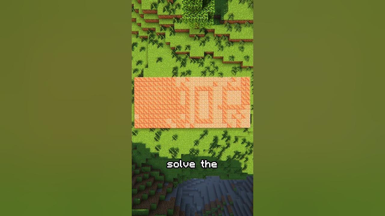 How to Send Hidden Messages in Minecraft (Patience Required!) - YouTube