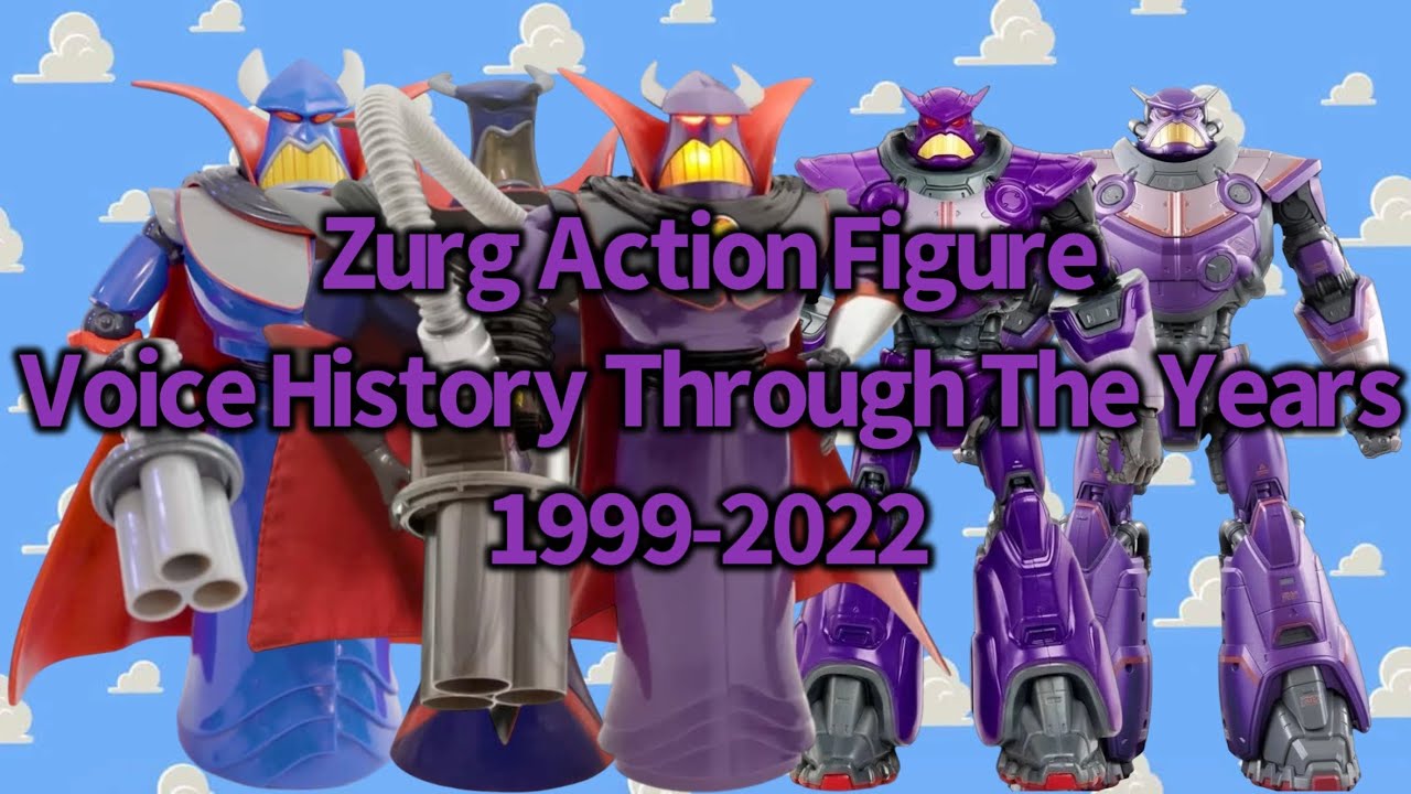 Zurg Action Figure Voice History through the Years 1999-2022 - YouTube