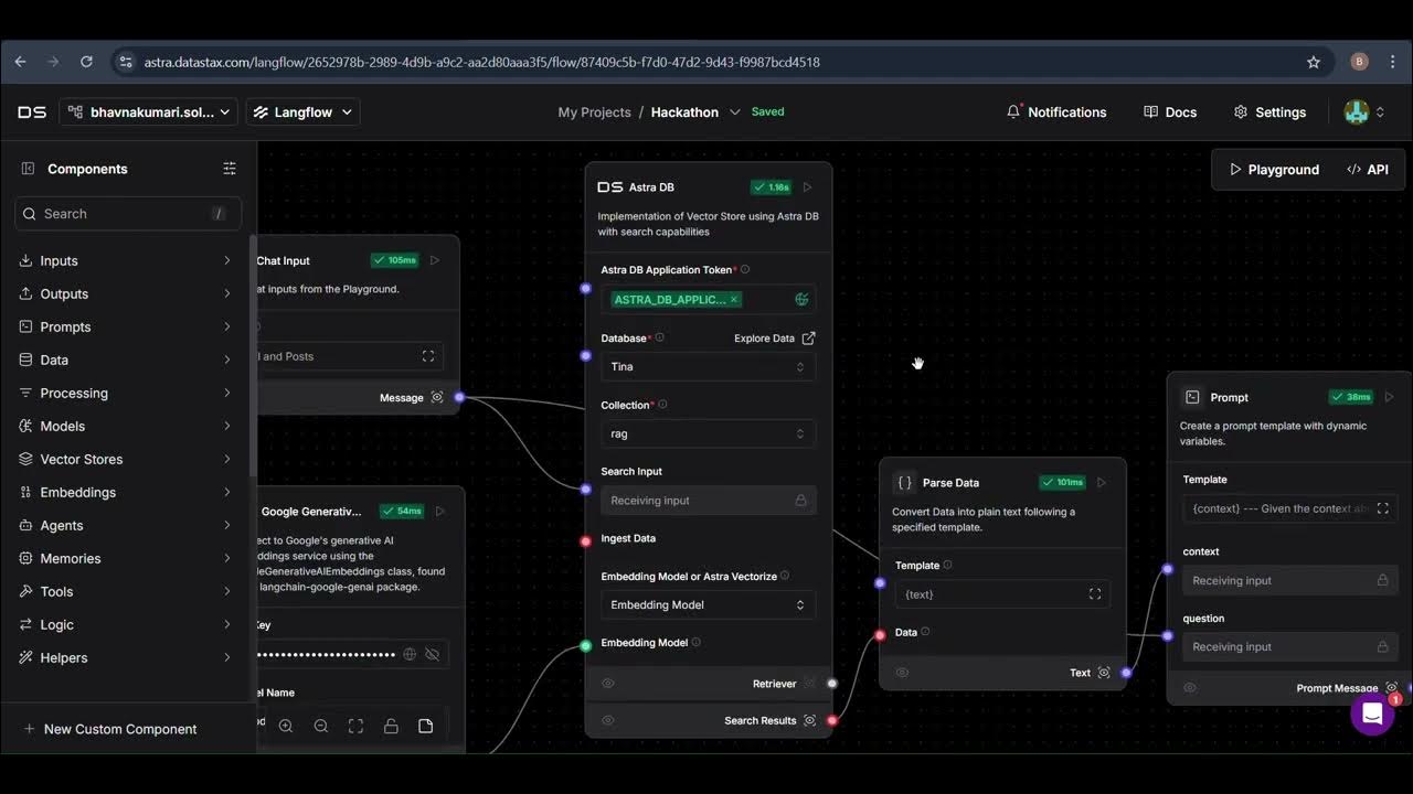 Building a Analytics Module with Langflow and DataStax Astra DB @Langflow @DataStax ...