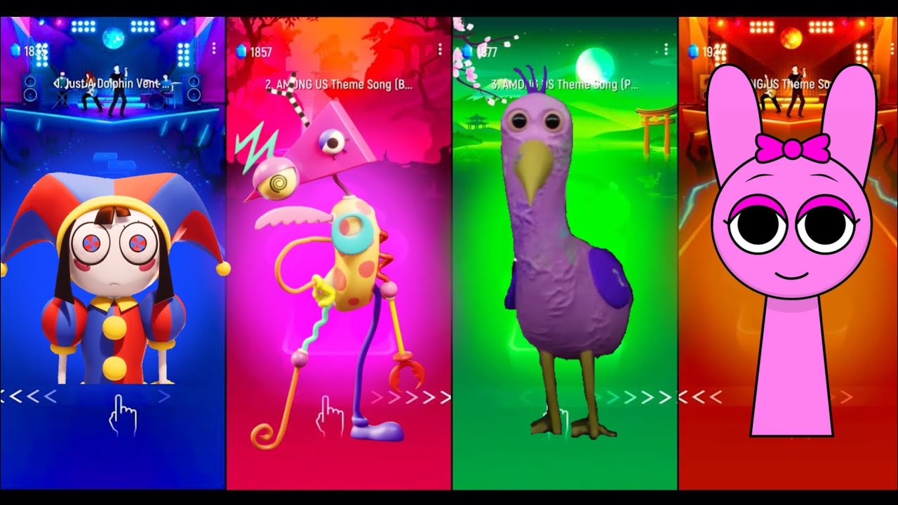 Pomini🆚Zooble🆚 Opila🆚 Incredibox Sprunki Coffin Dance Music Game Play ...