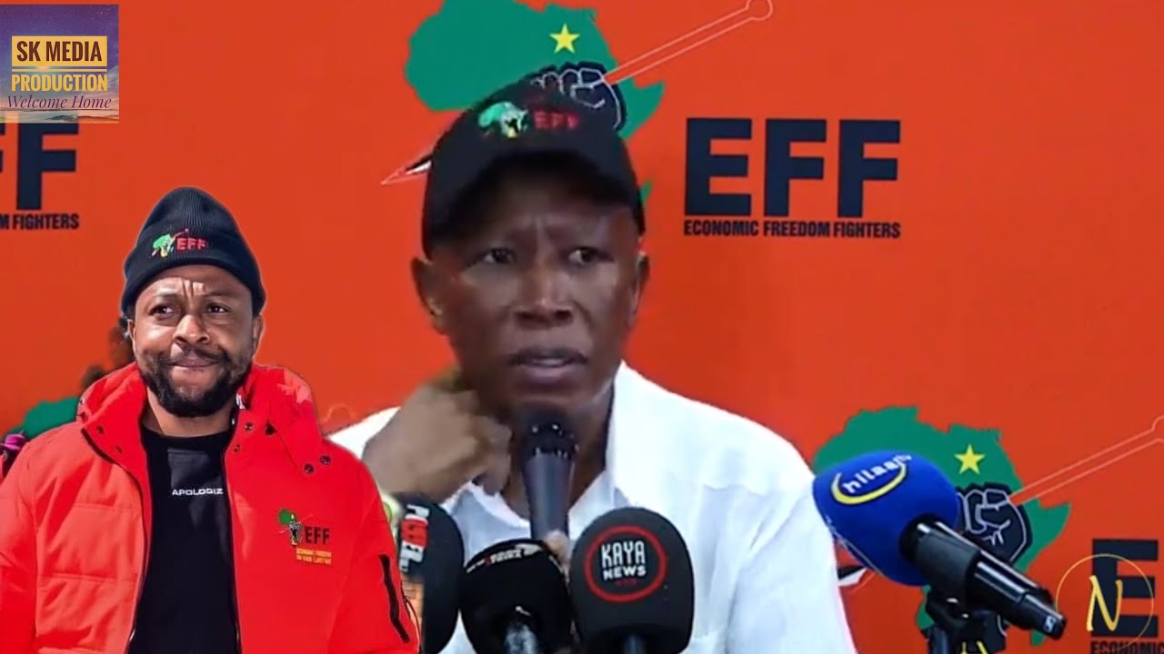 Julius Malema,”I’ve Said Anything About Honourable Ndlovi “:EFF Presser ...