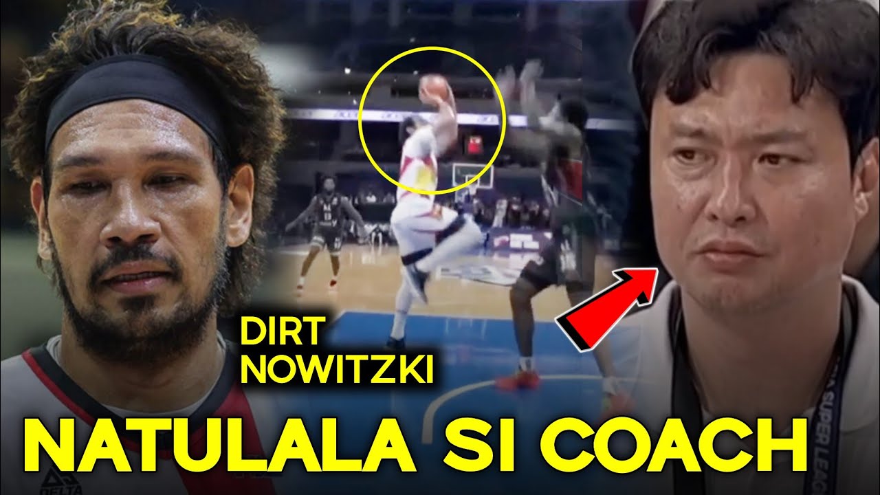 PINAKITAAN NG Dirt Nowitzki move ni Junemar Fajardo ang import ng Korea ...