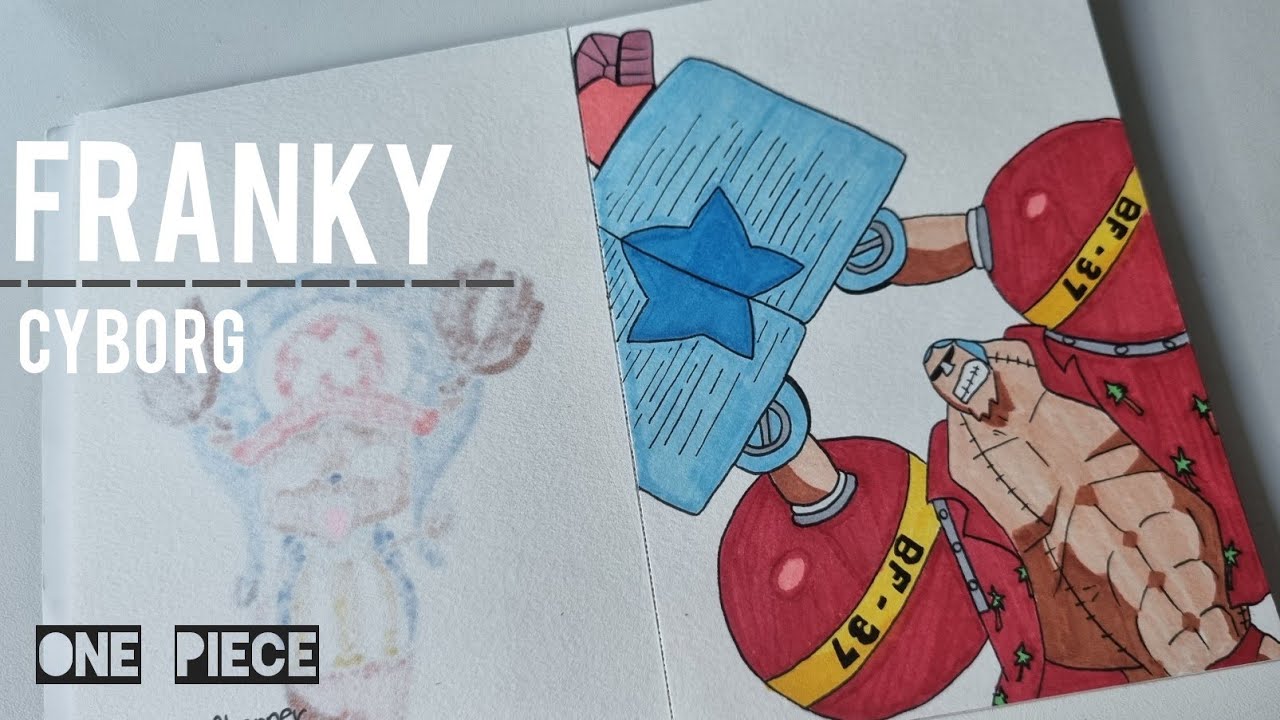 Speed Drawing franky - post timeskip (one piece) - YouTube