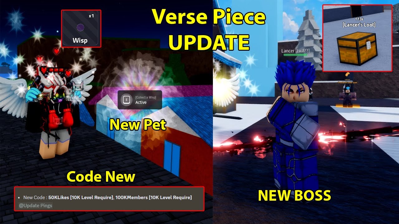 Verse Piece UPDATE | Ra Mắt Boss Với Sword Mới Và Okarun Thức Tỉnh? Pet ...