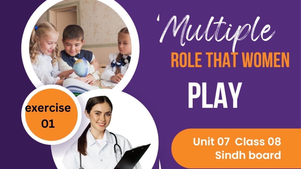 Unit 7 Multiple role that women play class 8 - YouTube