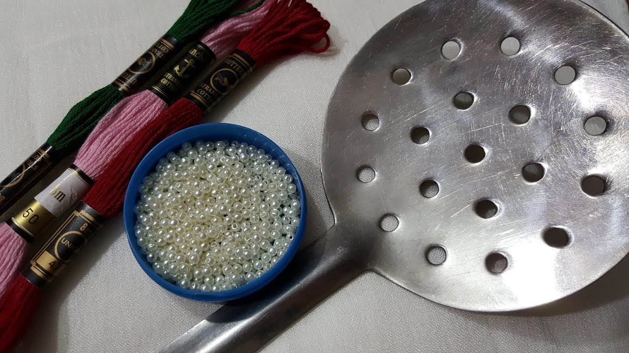 Amazing New Look Basic Spoon Hand Embroidery With Trick All Over Design ...