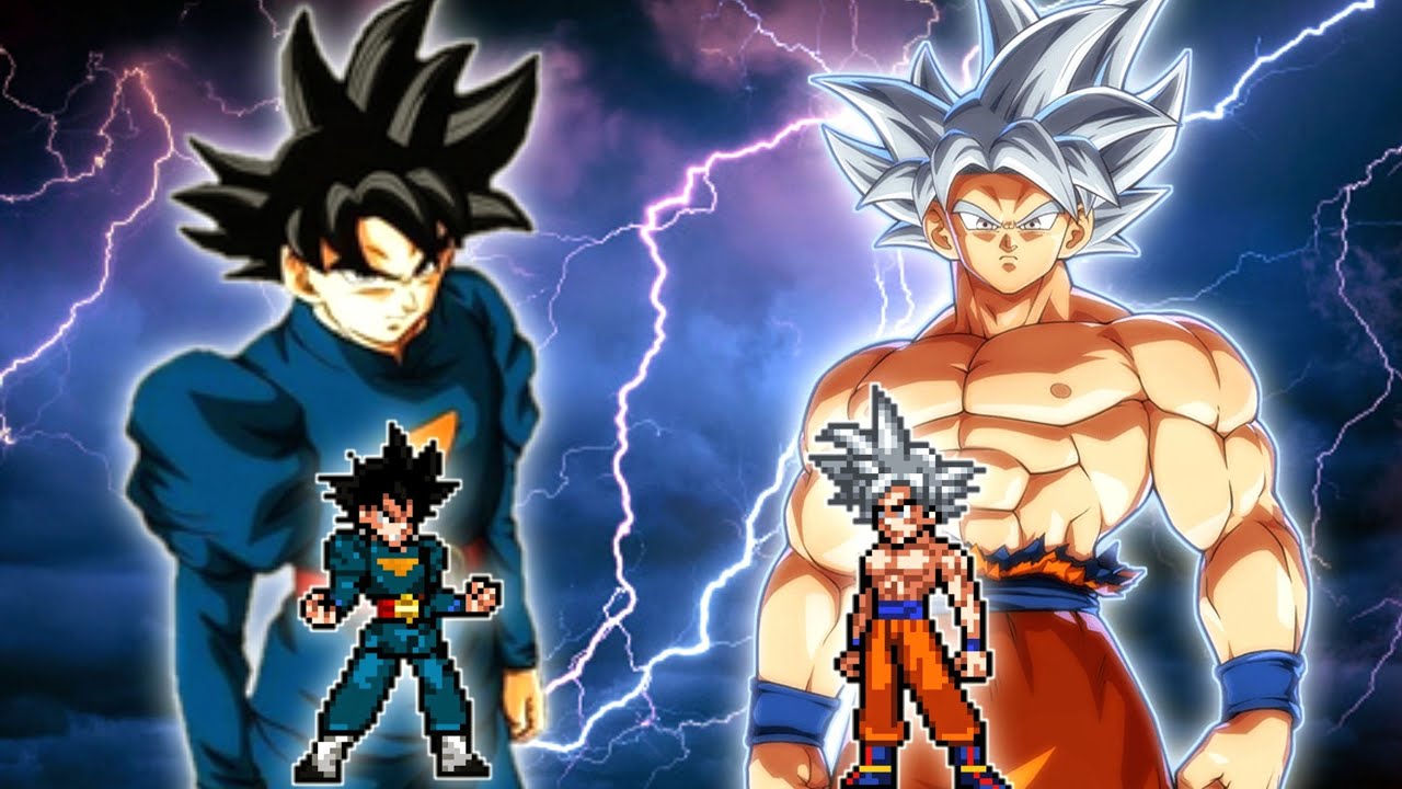 Goku Daishinkan OP(New) VS Goku MUI OP in DBS #mugen - YouTube
