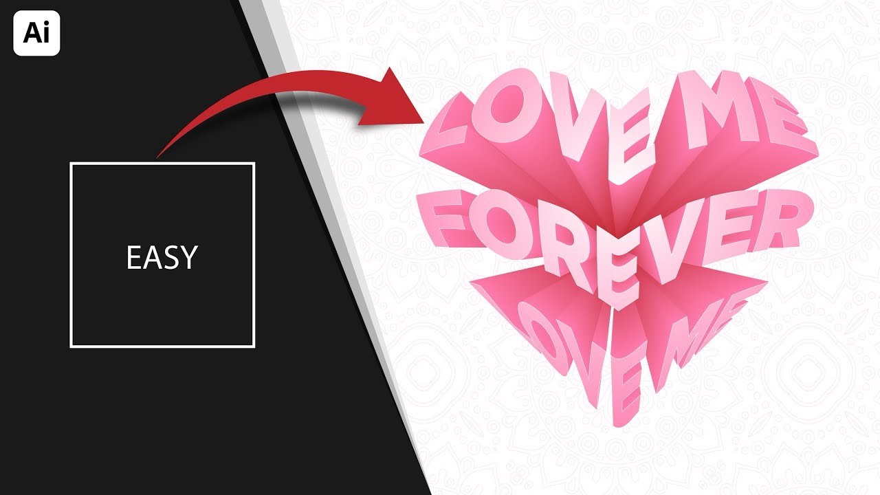 Warp Text Into the Custom Shapes With Illustrator - Easy Techniques For ...