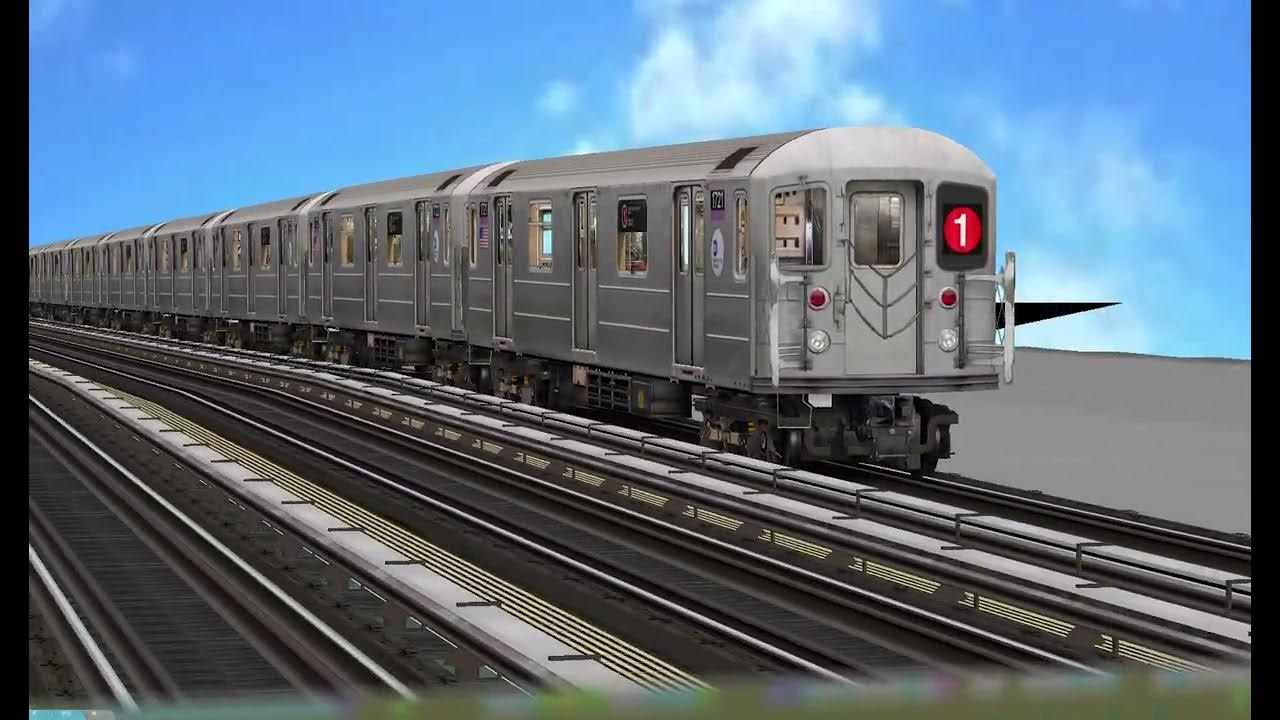 OpenBVE R62A 1 Train Departing 125th Street - YouTube