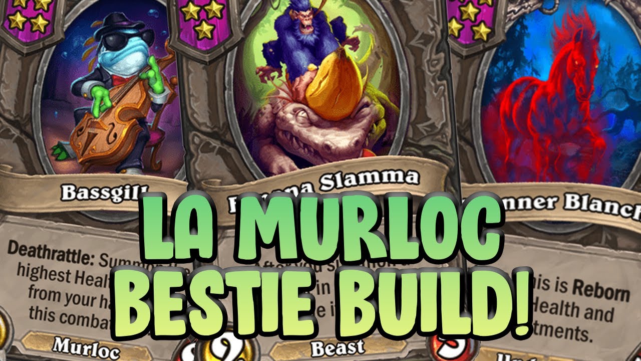 LA MURLOC-BESTIE BUILD! - CAVALLO 1000/1000! | Hearthstone Battlegrounds ITA - YouTube