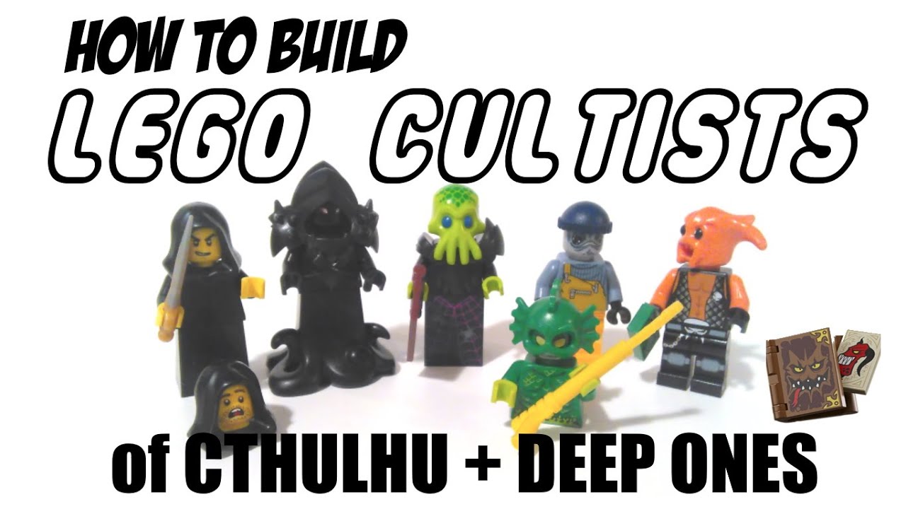 How to Build LEGO Cultists of Cthulhu + Deep Ones [Necronomicon ...