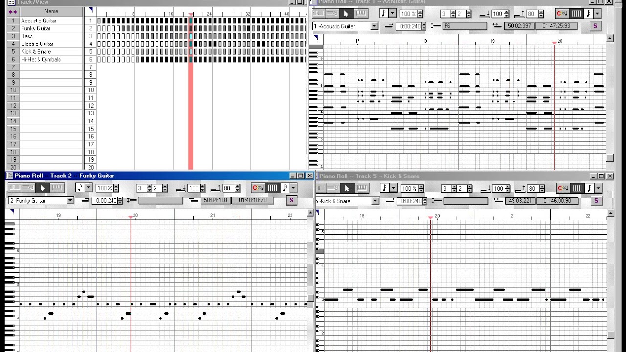 Digital Orchestrator Pro Grunge midi on Windows 98 Second Edition - YouTube