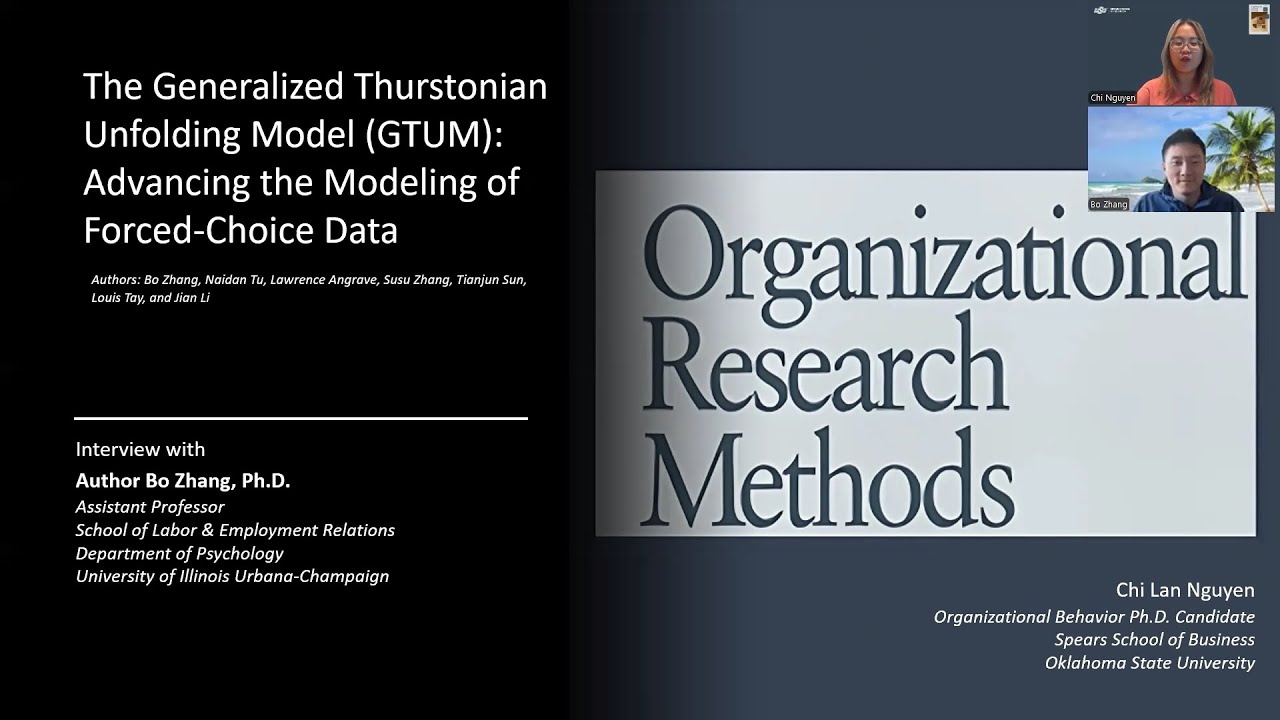 The Generalized Thurstonian Unfolding Model (GTUM): Advancing the ...